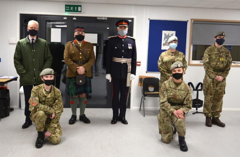 Lord-Lieutenant opens new cadet building - Highland Reserve Forces ...