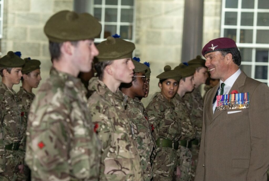 Remembrance at Robert Gordon's College CCF - Highland Reserve Forces ...